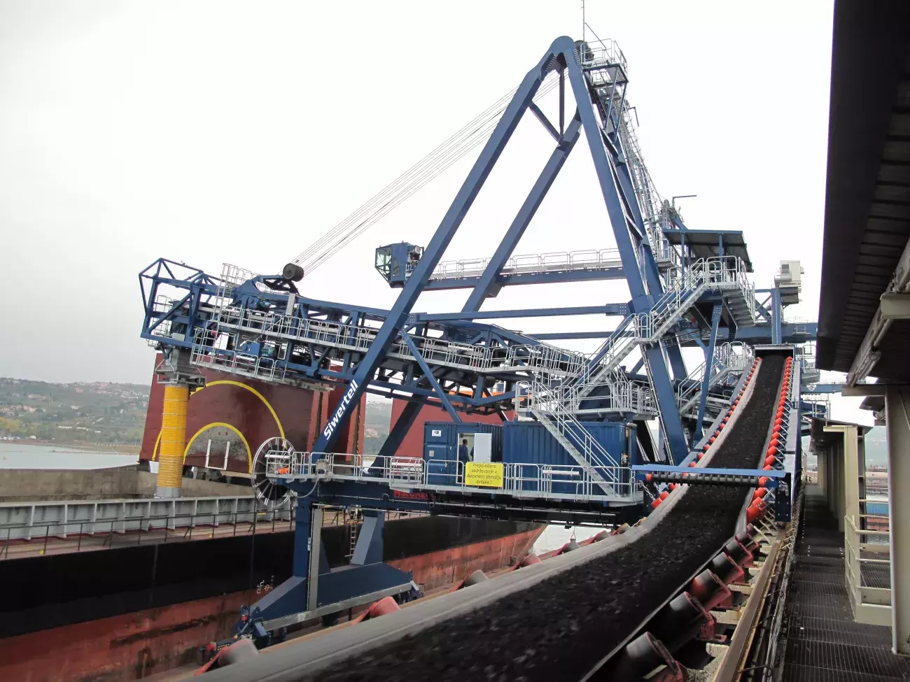 Siwertell Ship Loader, Coal | Bruks Siwertell