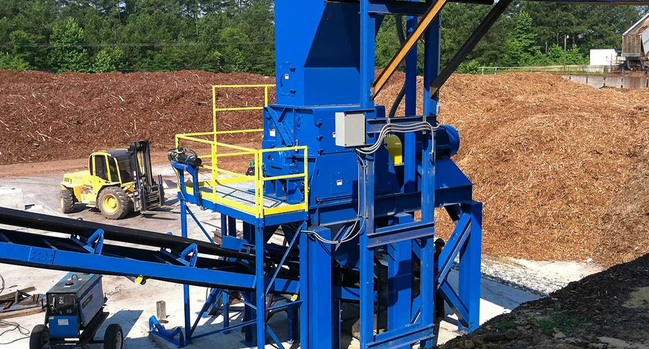 Wood Waste Processing and Mulching Equipment | Bruks Siwertell