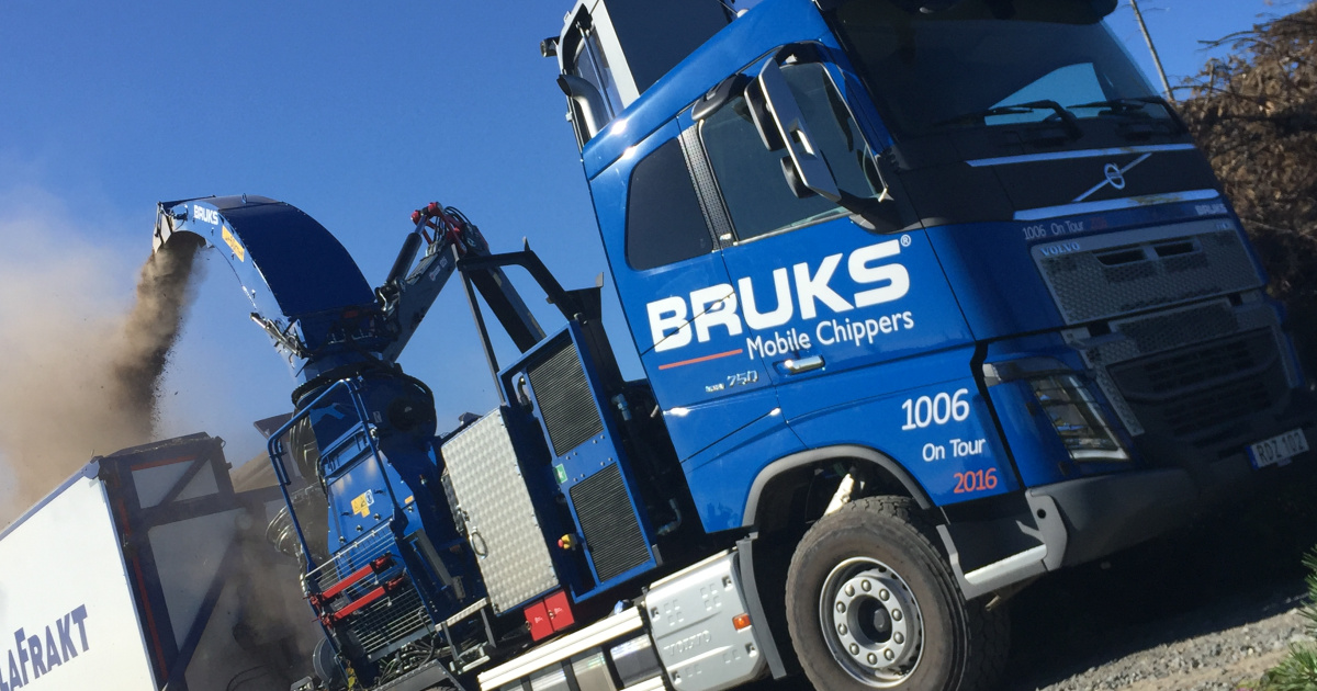 Mobile Chipper 1006 PT Truck | Bruks Siwertell
