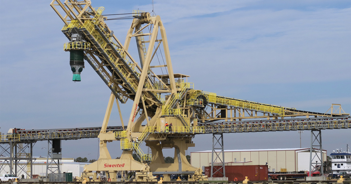 Siwertell Ship loader - USA | Bruks Siwertell