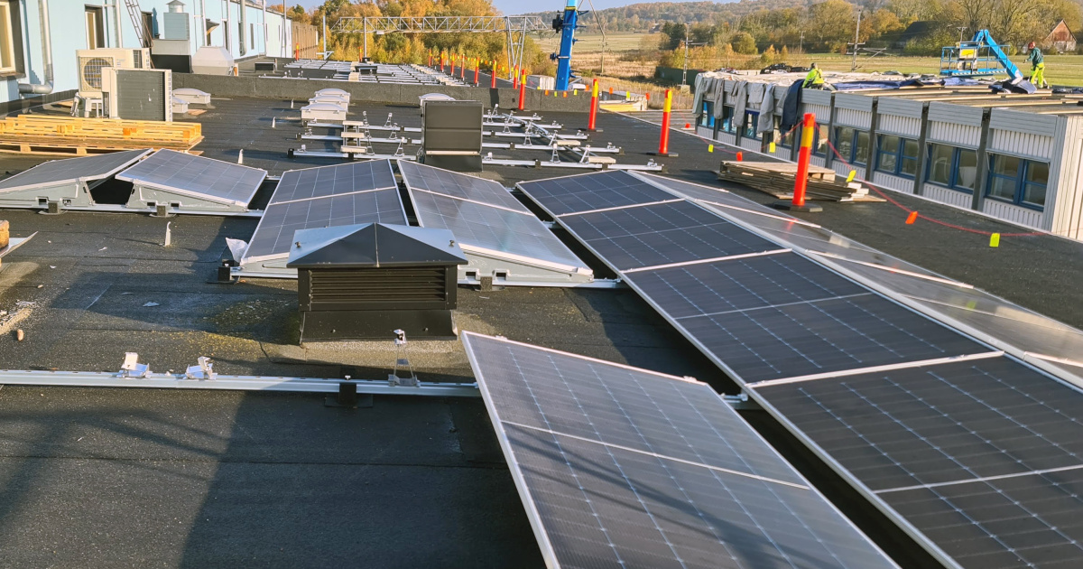 Solar panel installation targets renewable energy goals | Bruks Siwertell